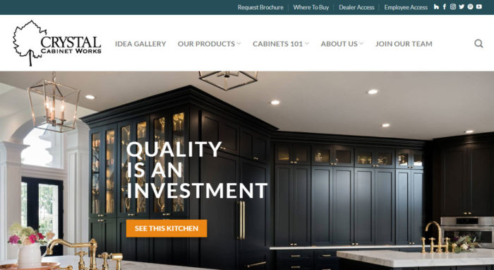 Crystal Cabinets | Mind's Eye Design